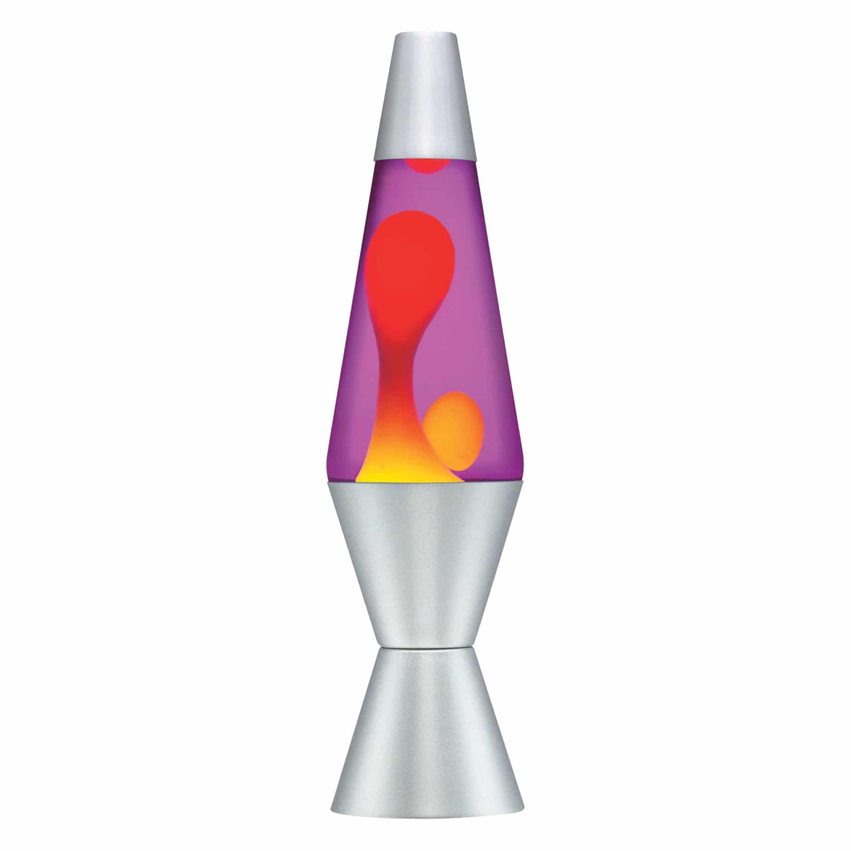 Lava Lamp 14.5″ (Yellow/Purple/Silver) – Shop the Holiday