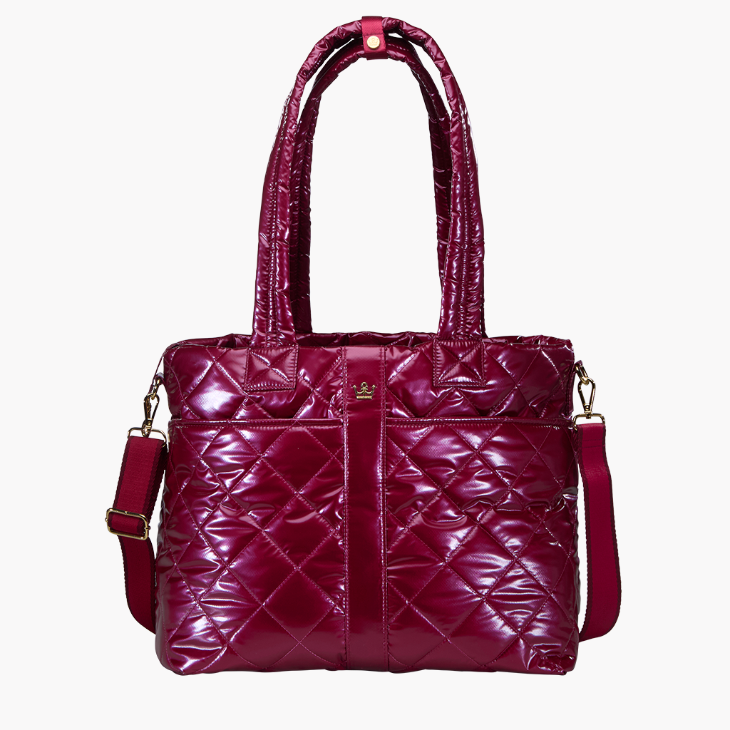 Maxed Out Wanderlust Tote (Raspberry Pink Metallic) – Shop the Holiday